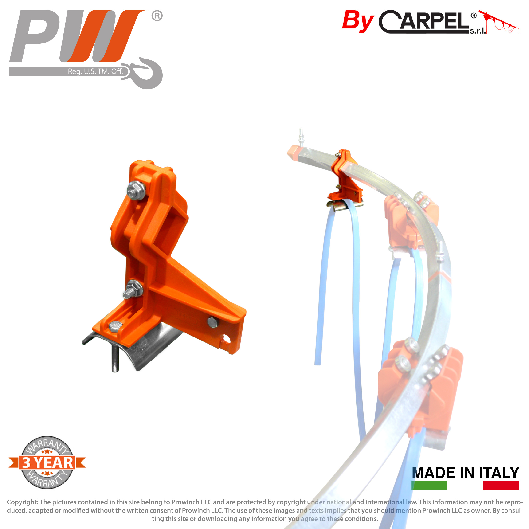 Carro Final para Riel Tubular 1800 - Prowinch Chile SPA